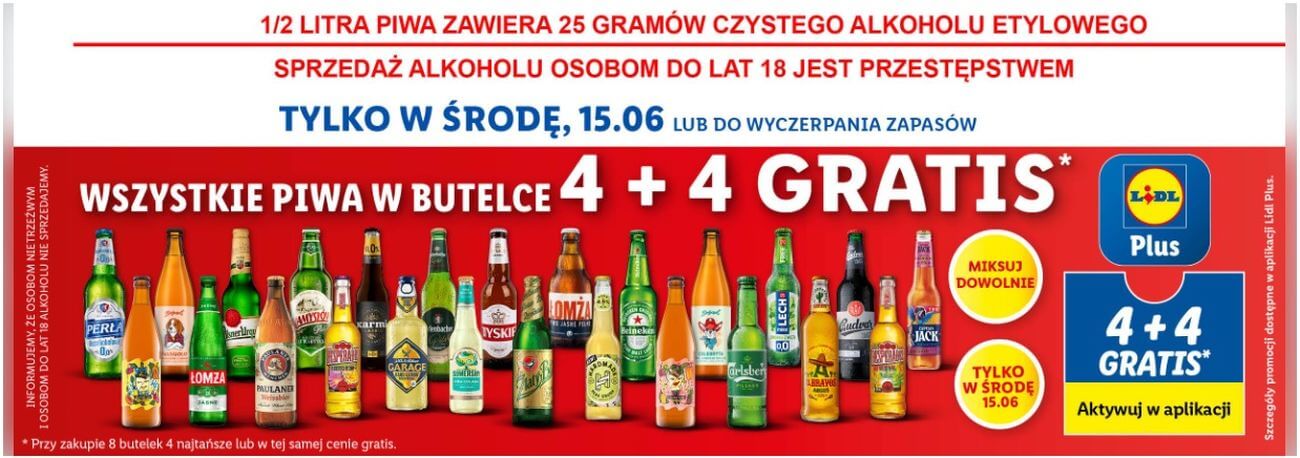 Promocja na alkohol w Lidlu – tego jeszcze nie było • Dobre Drinki